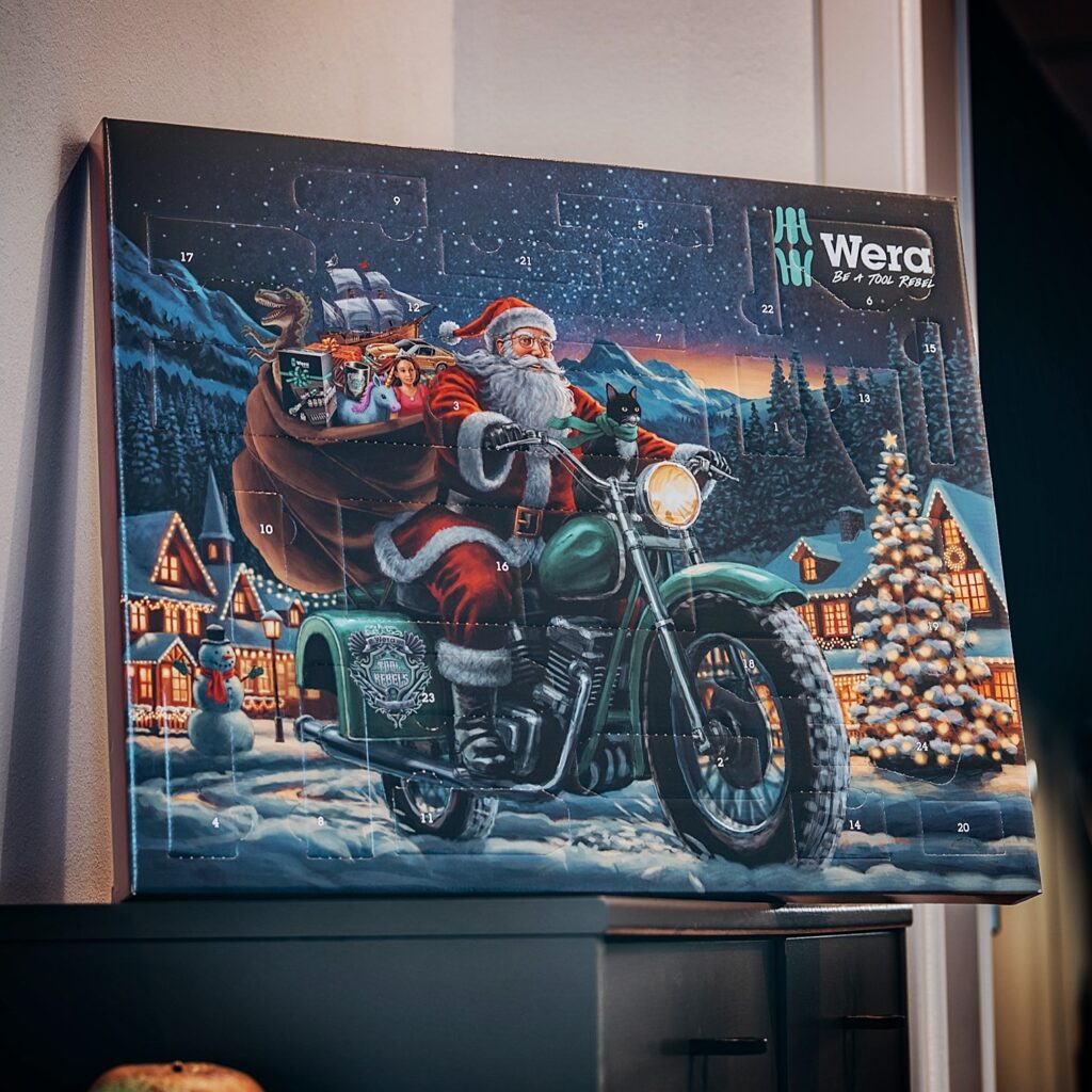 Wera Adventskalender 2025 – Werkzeug Adventskalender mit 28 Teilen