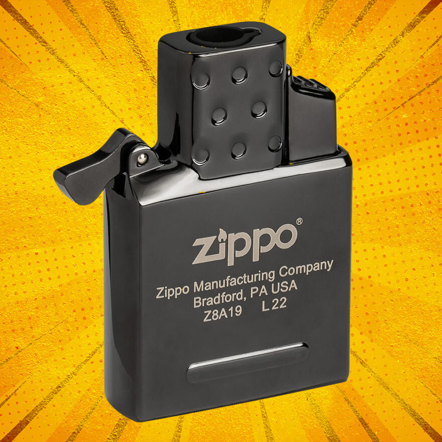 Zippo Black Single Torch Insert – Butangas-Inlay mit Stil
